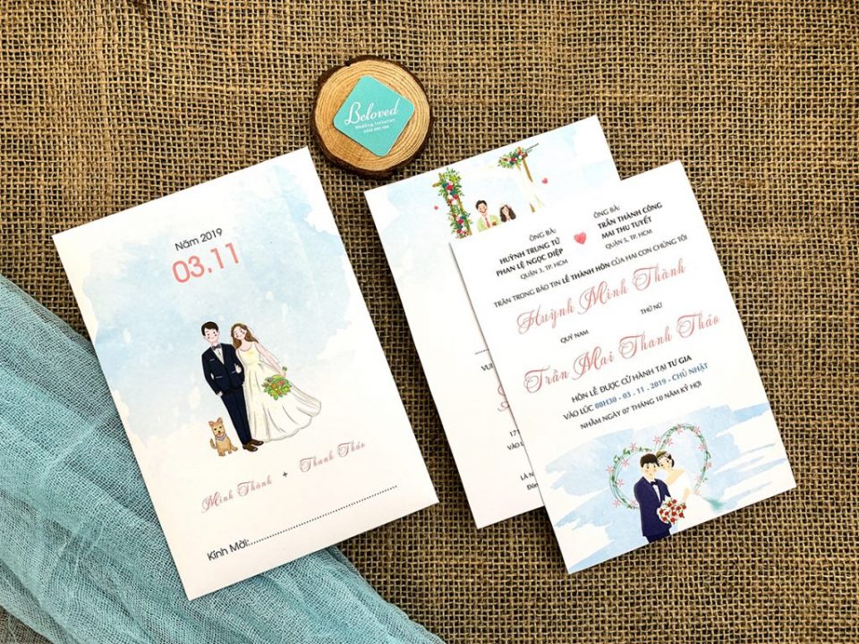 Chibi Wedding Card Collection – Thiệp Cưới Hiện Đại – Thiệp Cưới Giá Rẻ ...